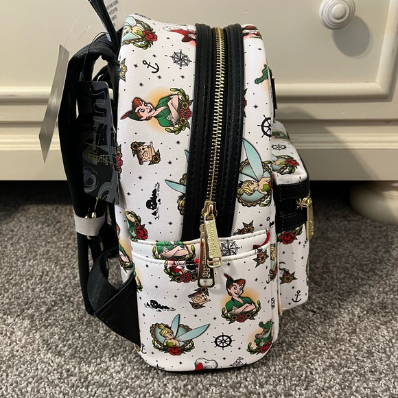 Loungefly | Bags | Nwt Disney Peter Pan Tattoo Loungefly Mini Backpack ...